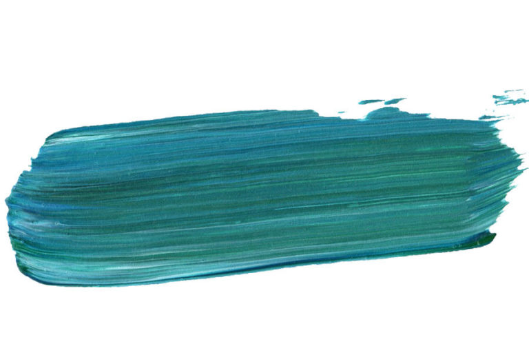 De kleur Turquoise mengen - FAUQ Studio